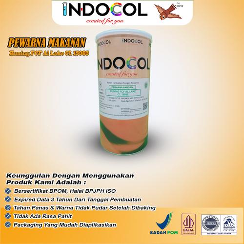 Jual Pewarna Makanan INDOCOL LAKE SUNSET YELLOW (KUNING CI-15985) OIL ...