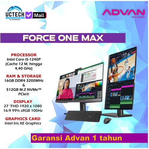Promo Advan Force One Max AIO All in One PC Desktop 27" inch Intel i5 ...