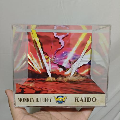 Jual Diorama Cube Display Figure WCF One Piece Luffy Vs Kaido Fight ...