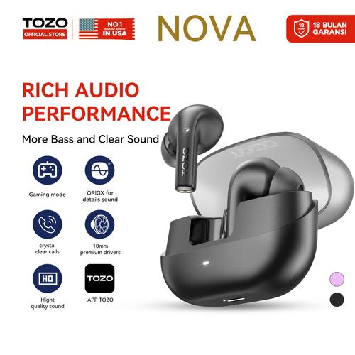 Jual TOZO Agile Nova True Wireless Bluetooth Support APP TOZO EQ Setting TWS Bass Earphone ...