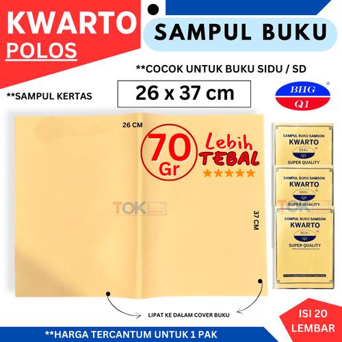 Jual Sampul Buku Coklat Ukuran KUARTO POLOS isi 20lbr - Jakarta Barat ...