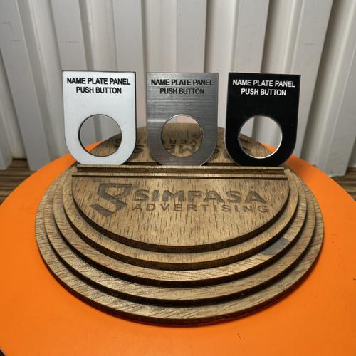 Jual Name Plate Panel Push Button & Pilot Lamp Bahan Gravoply dengan ...