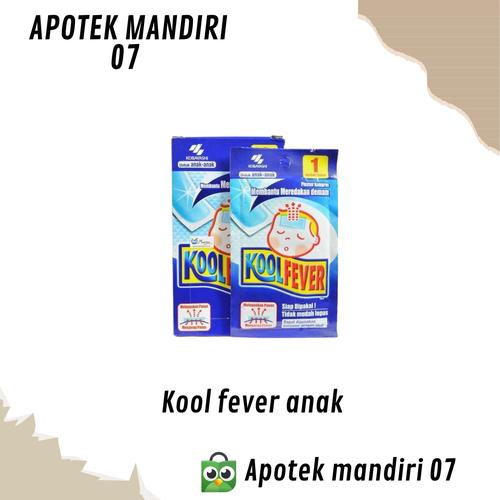 Jual KOOL FEVER ANAK BOX ISI 12 SACHET/ SACHET ISI 1 LEMBAR - strip ...