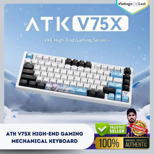 Jual ATK V75X High-End Gaming Mechanical Keyboard – 80-Key Hot-Swappable, Three-Mode Custom ...