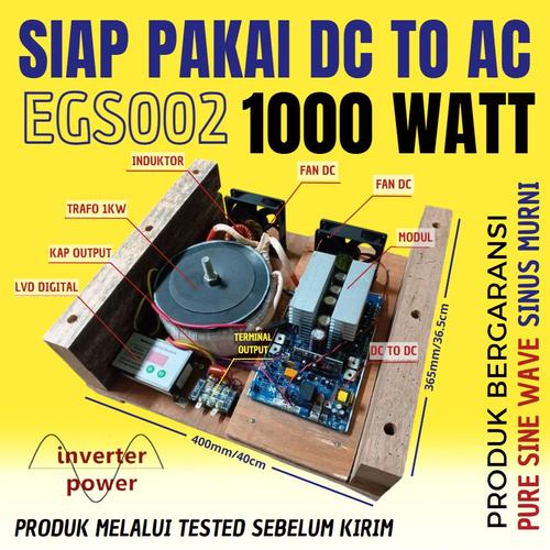 Jual Paket Inverter Trafo 1000W 8 mosfet inverter LF - Bat 24v, Lengkap ...