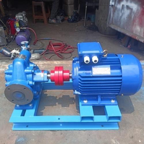 Jual GEAR PUMP KCB 200LPM YUEMA MOTOR 4KW 5.5HP 4POLE 3PHASE 380V ...