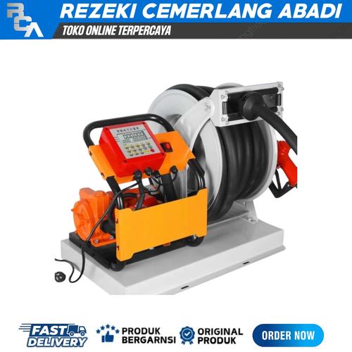Jual POMPA TRANSFER DISPENSER BBM FLOWMETER DIGITAL MINYAK SOLAR DC 12V ...