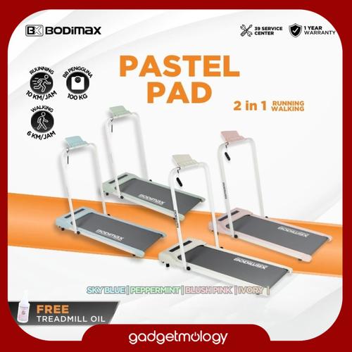 Jual BODIMAX RUNNING PAD PASTEL - Treadmill Walking Pad Alat Fitnes Gym ...
