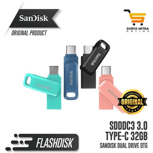 Promo FlashDisk OTG Sandisk Dual Drive GO 32GB TypeC 3.1 - Black - Kota ...