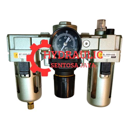 Jual AIR UNIT PNEUMATIC FRL 3/8 INCH EMC EC 3000-03D AUTO DRAIN ...