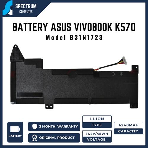 Jual Baterai ASUS VIVOBOOK K570 X570 B31N1723 ORIGINAL - Jakarta Pusat - Spectrum Computer_NEW ...