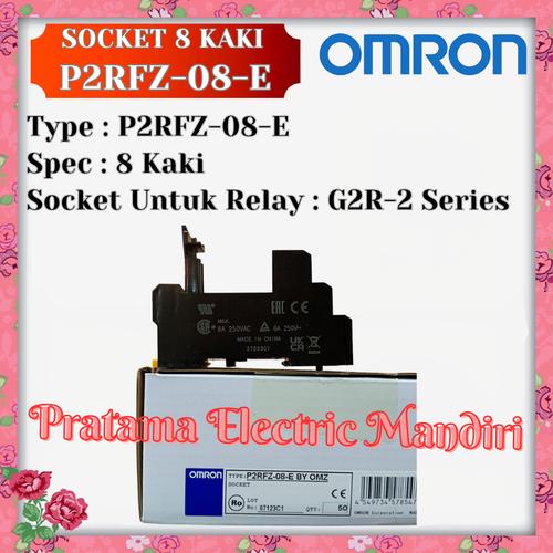 Jual OMRON SOCKET P2RFZ-08-E P2RF P2RFZ UNTUK RELAY G2R-2-SN G2R SERIES ...