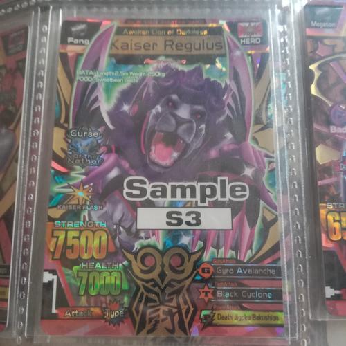 Jual KARTU SAMPLE KAISER REGULUS ORIGINAL (S3) ANIMAL KAISER / STRONG ...