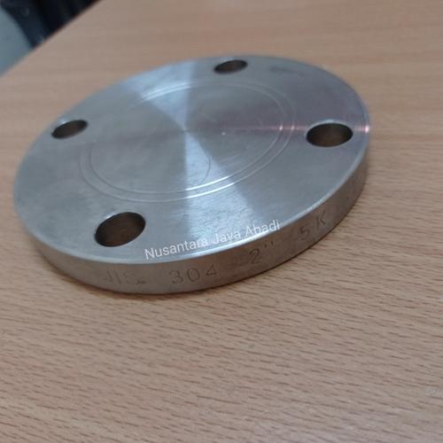 Jual Blind Flange - Flange Buta Stainless SS 304 JIS 5K 1 1/2 " Inchi ...