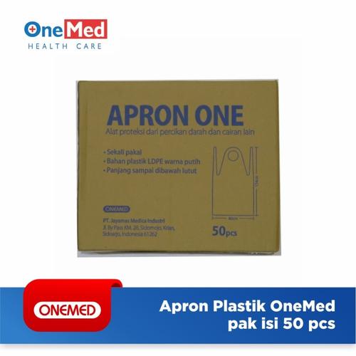 Jual Apron Plastik OneMed pak isi 50 pcs - Kota Tangerang - Onemed ...