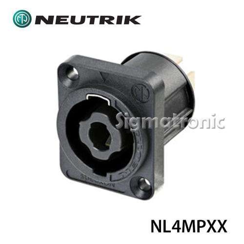 Jual NEUTRIK NL4MPXX Original Chassis Panel speakON Tanam 4 Pole ...