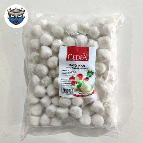 Jual Cedea Baso Ikan 1 Kg Isi 100 Butir Bakso Ikan Beku Frozen Food ...