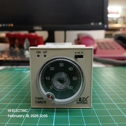 Jual Hanyoung Analog Timer T48N-60C 60s 60m 60h 24-240V ac/dc - Jakarta Barat - HI Electric LTC ...