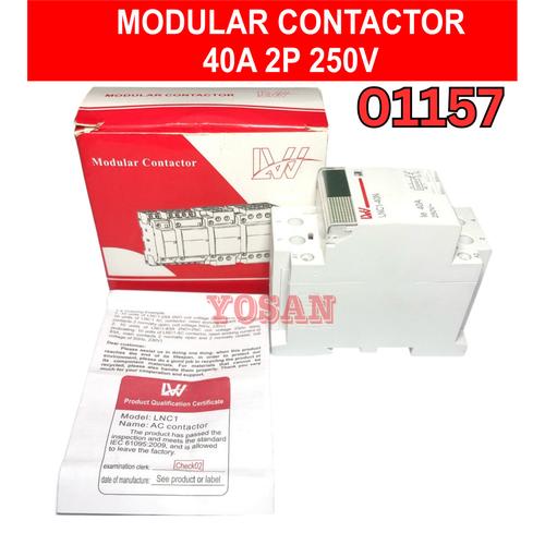 Jual MODULAR CONTACTOR LW LNC1-25N 40A 2P 250V - Jakarta Barat ...
