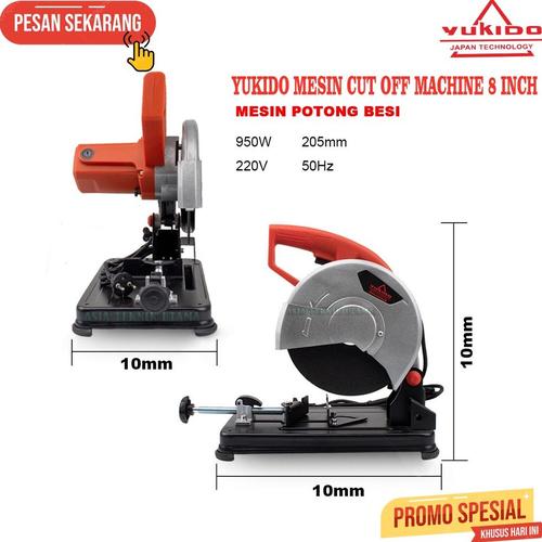 Jual New Mesin Potong Besi 8 Inch / Cut Off Machine 8 Inch Cutting ...