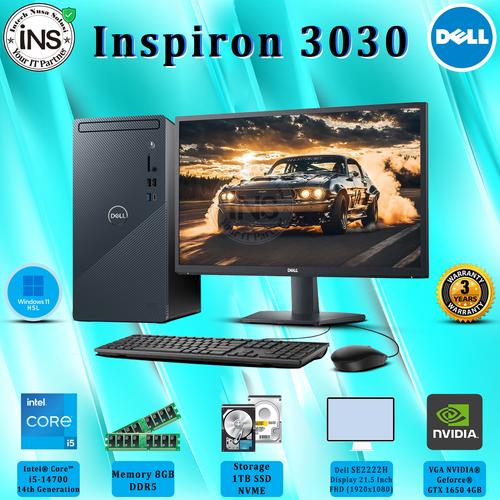 Jual PC DELL Inspiron 3030 MT Tower i5-14500 8GB 1TB SSD GTX1650 4GB ...