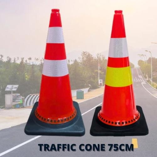 Jual TRAFFIC CONE RUBBER 75CM/KERUCUT PARKIR - Kuning - Kota Tangerang ...