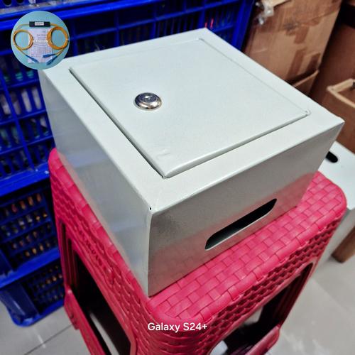 Jual box mdf telepon 10-50pair/ box plat besi 20x20x12cm/ box PABX ...