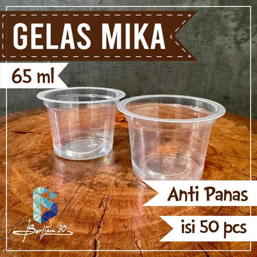 Promo Cup puding anti panas 65 ml / Gelas es cream / Gelas plastik 65ml ...