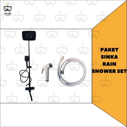 Jual Paket Shower Tiang Sinka SSI 1410 Black & SSI 1610 W - Panas ...