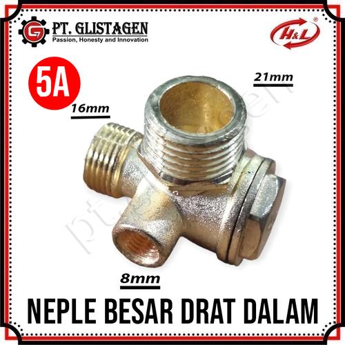 Jual Check Valve Kompresor Valve Katup Female Male Neple Nepel Besar ...