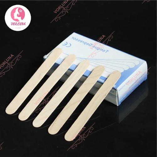 Jual 100 PCS KAYU SPATULA UNTUK LEM WAXING bulu ketiak hard wax masker ...