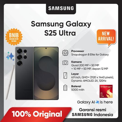 Jual Samsung Galaxy S25 Ultra 12/256GB 5G - Garansi Resmi Samsung ...