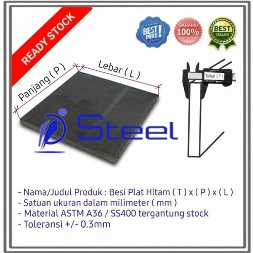 Jual Base Plat 20mm Custom Potongan SS400 - 100mmx100mm - Jakarta Barat ...