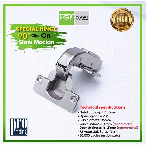 Jual Original profitting Engsel sendok blind corner 90° FGV/Special hinge 90° FGV/Engsel sendok ...