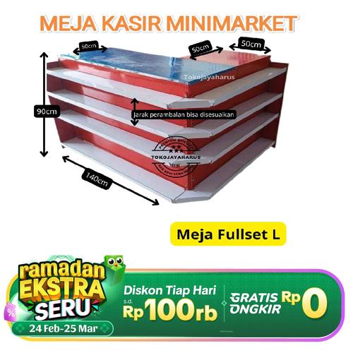 Jual meja kasir toko minimarket meja display - meja panjang - Kota ...