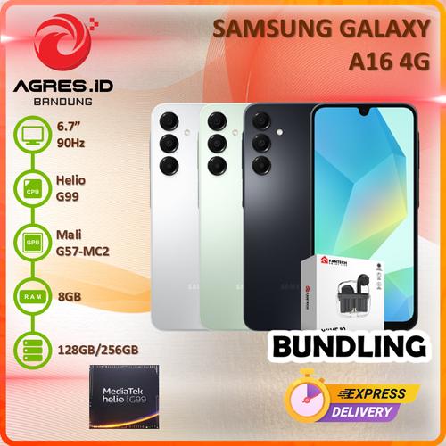 Promo Samsung Galaxy A16 4G 8Gb 128Gb/256Gb Garansi Resmi Indonesia - BLACK 8GB/128GB, SCREEN ...