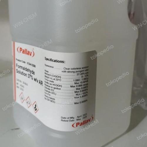 Jual Terbaru Formaldehide Solution 37% Ar Brand Pallav 2.5 L Termurah ...