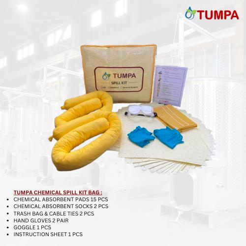 Promo TUMPA Chemical Spill Kit Bag (Lap Penyerap Cairan Chemical 1 set ...