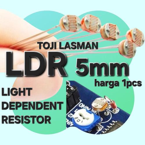 Jual ( LDR 5MM ) LIGHT DEPENDENT RESISTOR LDR SENSOR CAHAYA (Light ...