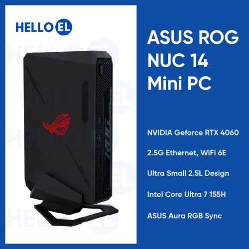 Jual ASUS ROG NUC 14 Mini PC NVIDIA Geforce RTX 4060 Core Ultra 7 155H ...