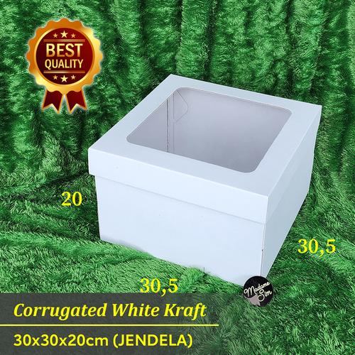 Promo KOTAK KUE TART - CAKE BOX - DUS KADO 30x30x20 (JENDELA) - WK ...