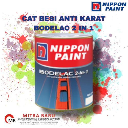 Jual Cat Besi Anti Karat Bodelac 2 in 1 tampilan soft matt 1 KG / Cat Kayu Dan Besi Anti Karat ...