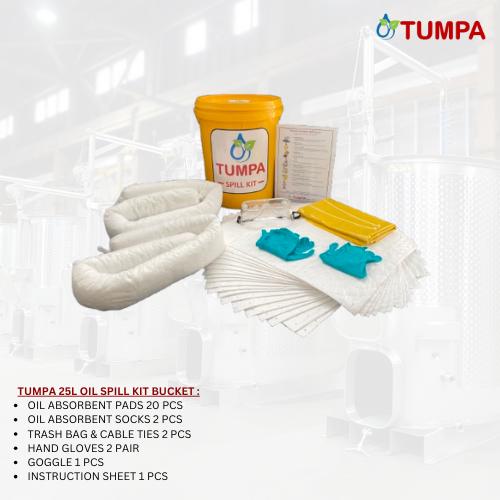 Jual TUMPA 25L Oil Spill Kit Pail Set Penyerap Pembersih Minyak Oli ...