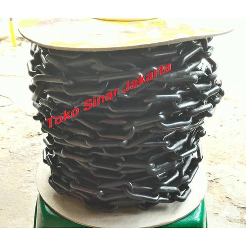 Jual Rantai Plastik 8 mm HITAM METER PERMETER METERAN Rante Pembatas ...