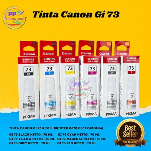 Jual 1 Set Tinta GI 73 For Printer G670 G507 Original - Jakarta Pusat ...