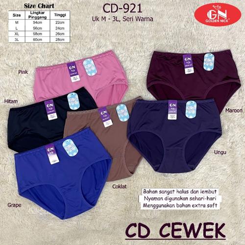 Jual ISI 6PCS CD Golden Nick 921 | Celana Dalam Wanita Golden Nick ...