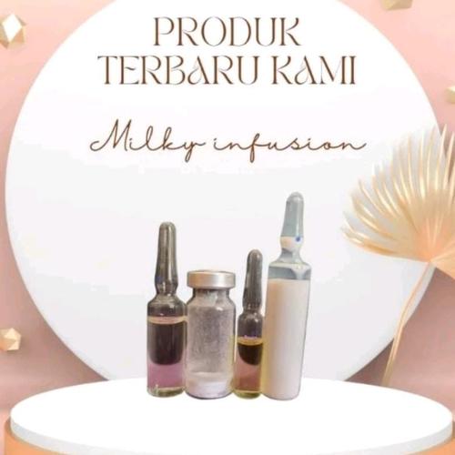 Jual INFUS MILKY WHITENING INFUS MILKY ORIGINAL 1 SET WHITENING INFUS ...