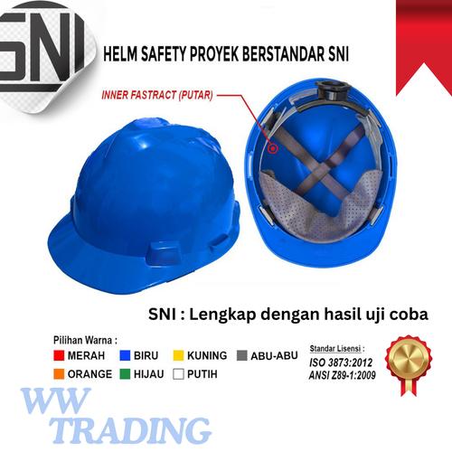 Jual Helm Proyek SNI / Safety Helmet SNI/ Topi SPR - V Guard Safety ...