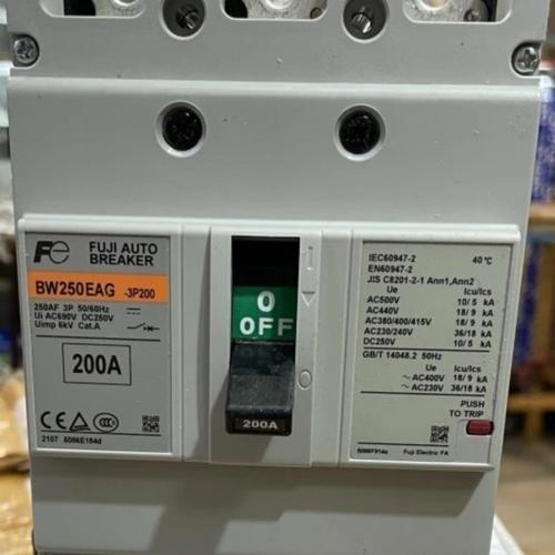 Jual MCCB BW250EAGC 3P 225A 18KA Fuji 3 Pole 225 Ampere MCCB Breaker EA ...