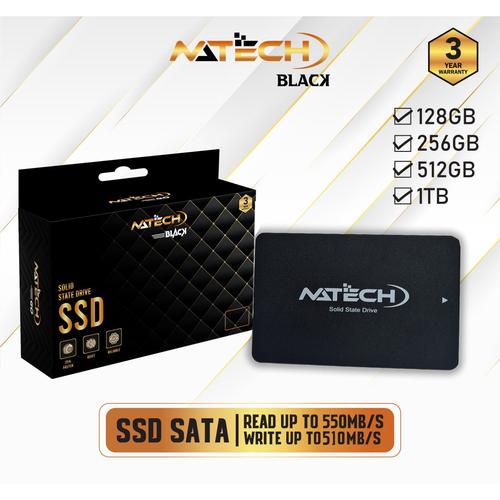 Jual SSD 256GB / SSD SATA 256GB / SSD NATECH BLACK 256GB SATA III 2.5 ...